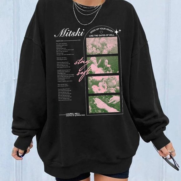 Shirts | Vintage Mitski Clothing Mitski Stay Soft Laurel Hell Unisex ...